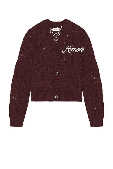HONOR THE GIFT Cable Cardigan