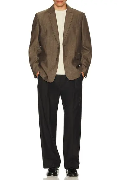 PERCIVAL Grounds Tailored Blazer - Oak