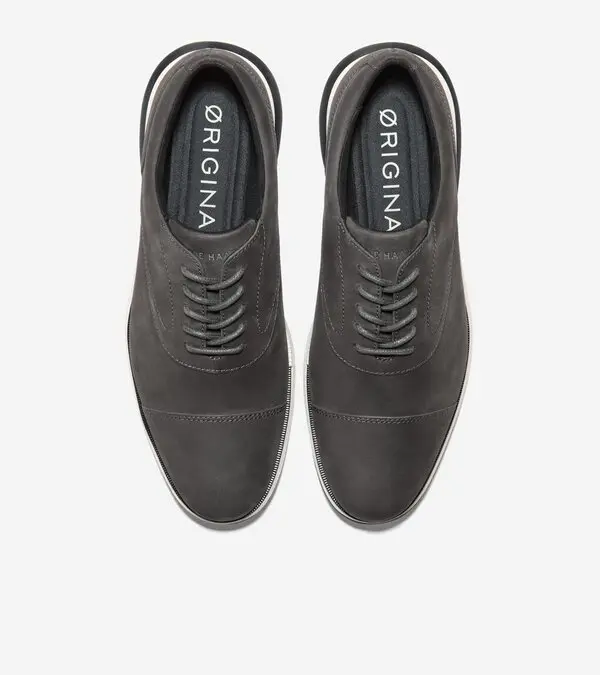 Cole Haan Riginalgrand Energy One Cap Toe Oxfords - Midnight Moon-silver Birch