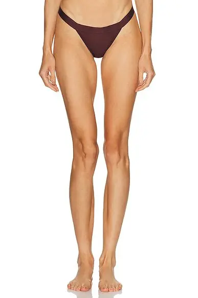 NEGATIVE UNDERWEAR Sieve Thong - Garnet