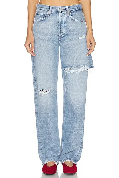 AGOLDE Amryn Boyfriend Jeans In Blue