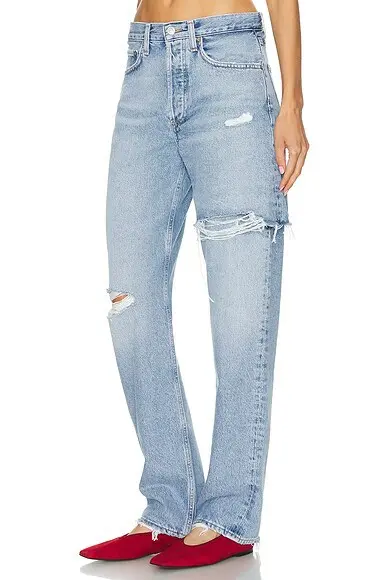 AGOLDE Amryn Boyfriend Jeans In Blue