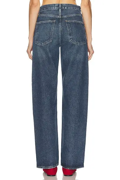 AGOLDE Arc Loose Wide Jeans - Shortwave