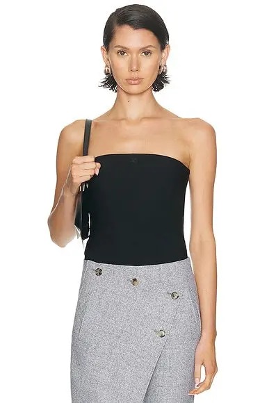 COURREGES Bustier Jersey Bodysuit