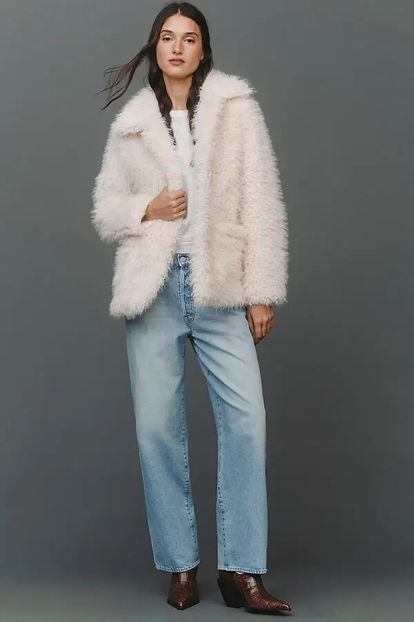 Bernardo Faux-fur Shacket Jacket