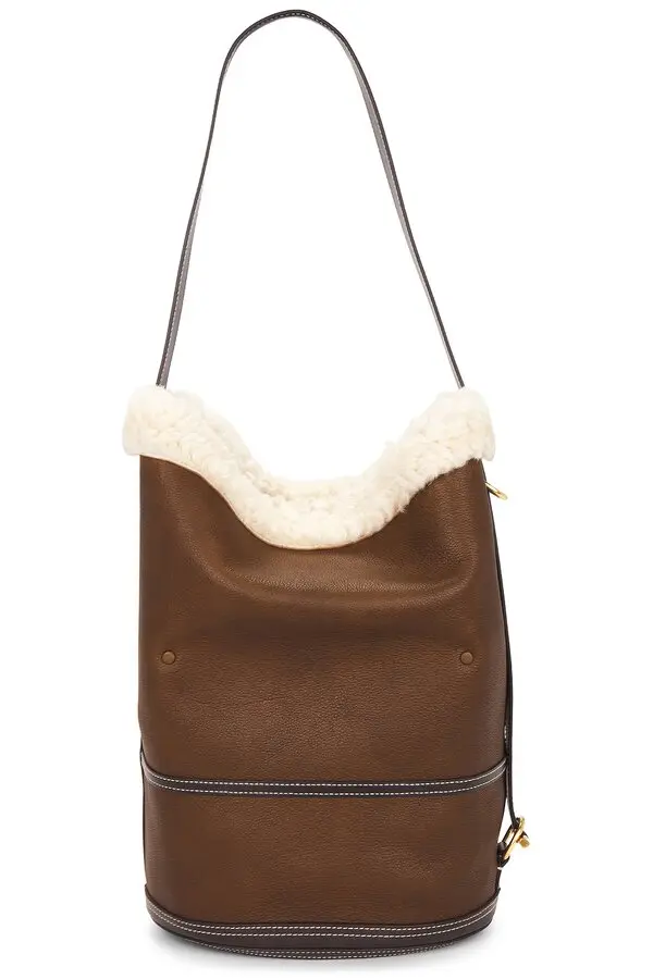 Ralph Lauren Shearling Bucket Bag