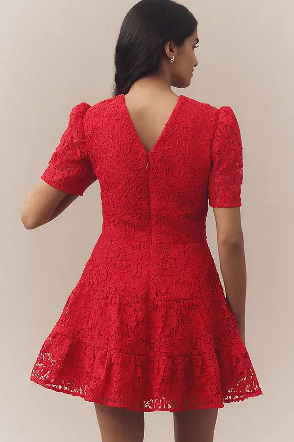 Dress The Population Hallie Mini Dress - Red
