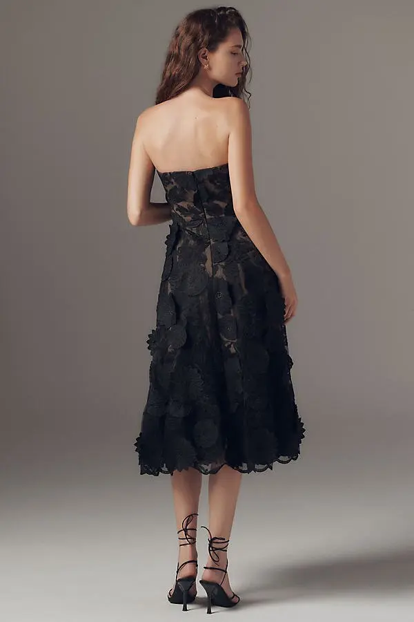 open lace back dress Dress the Population Women's Kailyn Lace, Midi, Fit and Flare, Square Neck  Dress, Black-Nude, XX-Small at Amazon Women's Clothing store