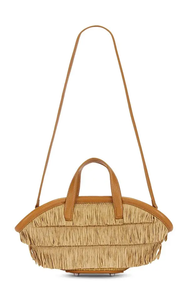 SIMONMILLER Mini Fringe Mercado Tote Bag - Natural