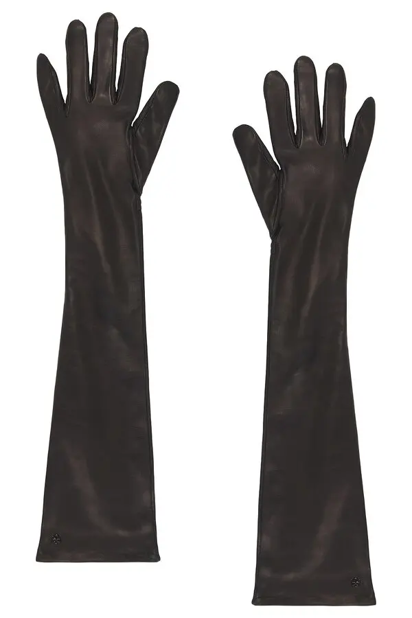 HANDSOME STOCKHOLM Essentials Extra Long Gloves - Black