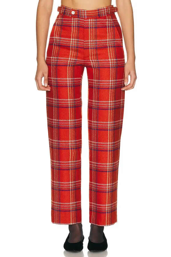 BODE Gable Plaid Trouser
