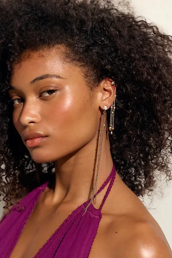 Free People Bells And Whistles Ear Cuff - Gold