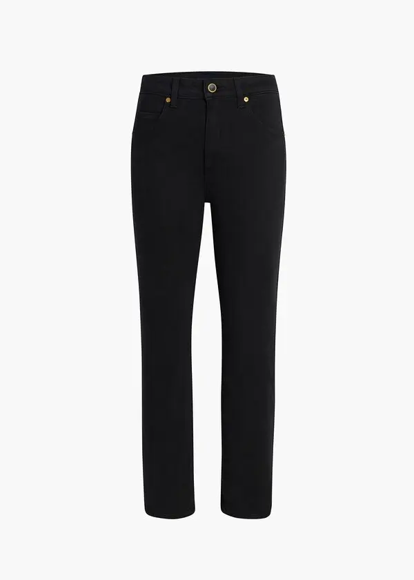 Khaite Vivian High-rise Flare Cropped Jeans - Carlyle