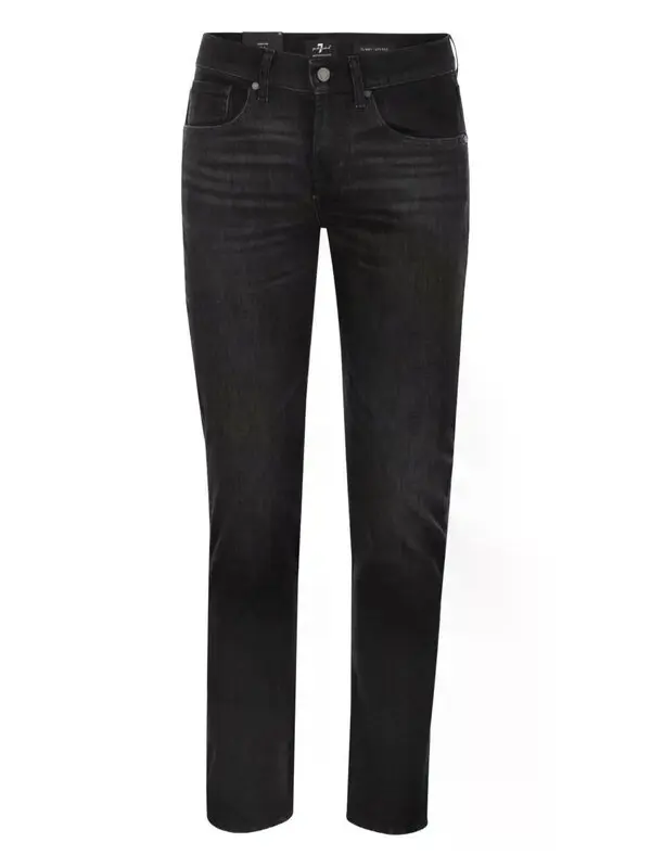 7 For All Mankind Five-pocket Tapered Jeans