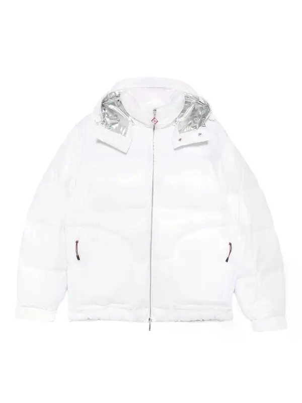 Casablanca Hooded Padded Jacket - White