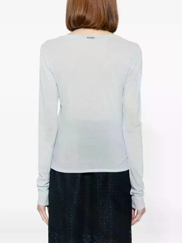 TO B. BY AGNÈS B. Sheer Long Sleeve Top