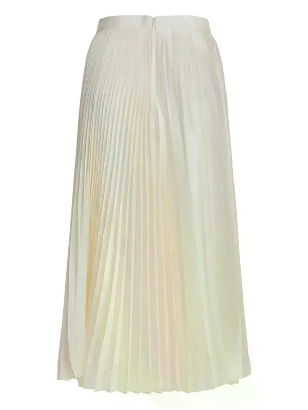 SANDBEIGE Pleated Midi Skirt - Neutrals