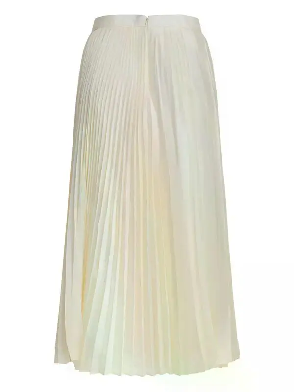SANDBEIGE Pleated Midi Skirt - Neutrals