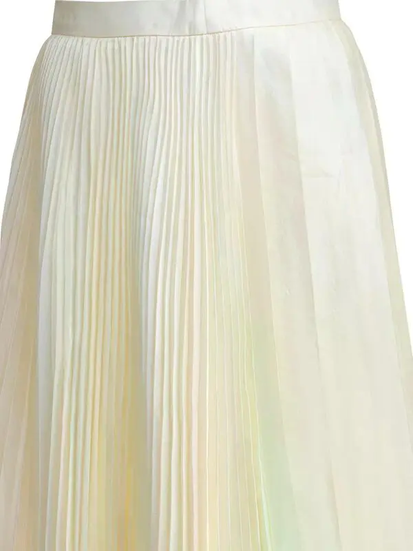 SANDBEIGE Pleated Midi Skirt - Neutrals