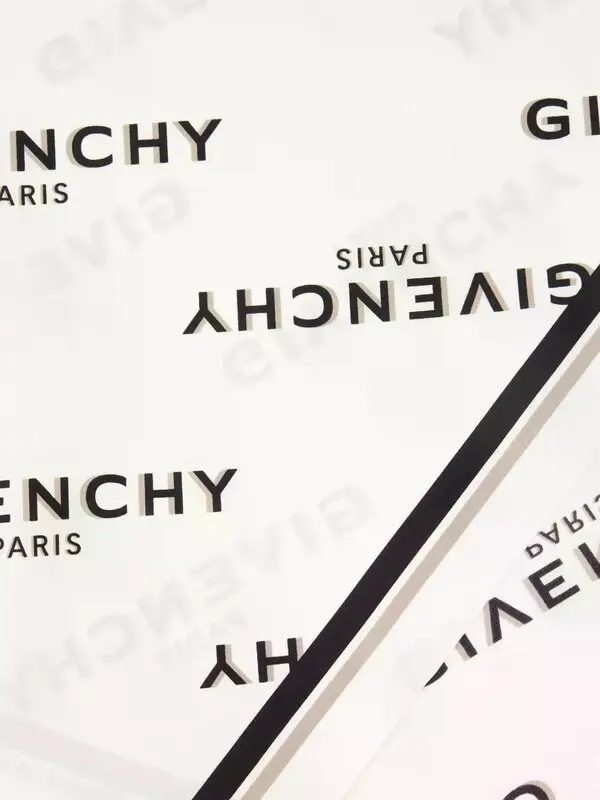 Givenchy Shadow Logo-printed Scarf - White