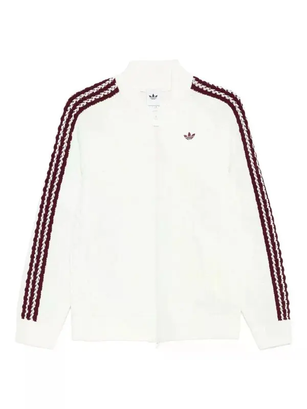 Adidas Archive Cutline Cable-knit Knitwear - White