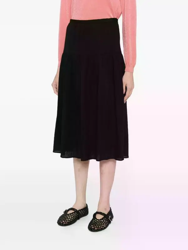 TO B. BY AGNÈS B. Cotton Straight Skirt