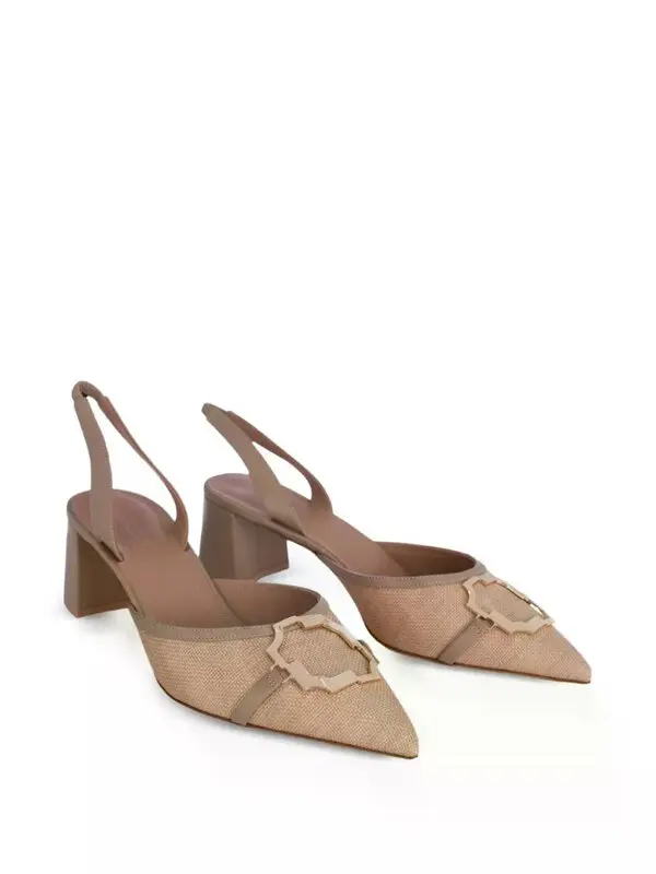 MALONE SOULIERS Misha Point-toe Slingback Pumps