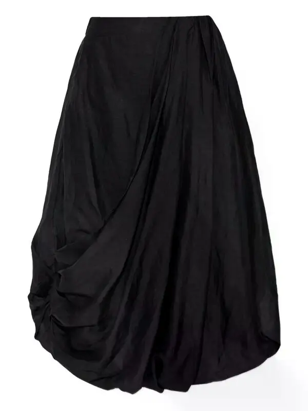 ALLSAINTS Nia Draped Midi Skirt