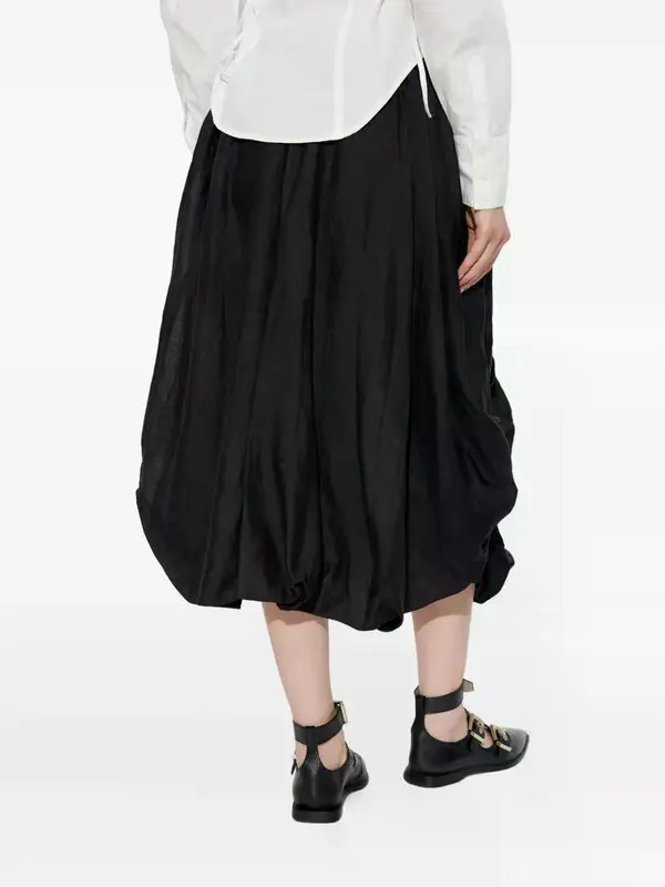 ALLSAINTS Nia Draped Midi Skirt