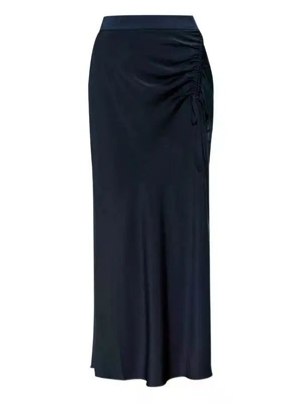 ALLSAINTS Drawstring Bias-cut Maxi Skirt