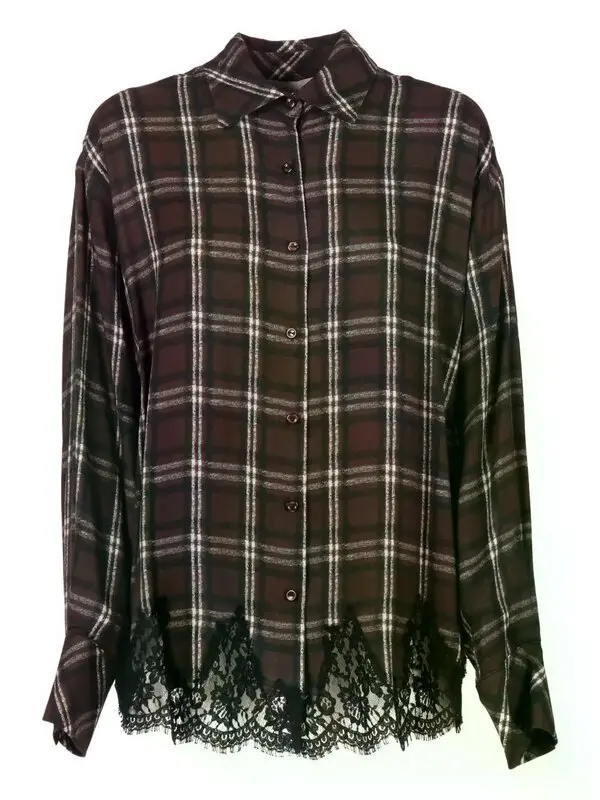 ERMANNO FIRENZE Plaid-pattern Shirt