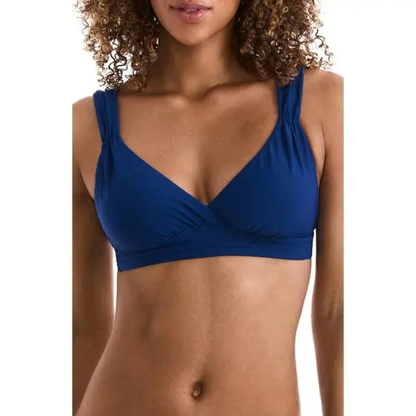 MIMI FLAMINGO Emory Bikini Top - Indigo