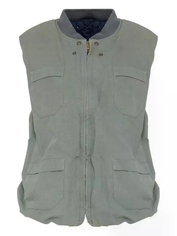 MAISON MARGIELA Cotton-blend Waistcoat - Green