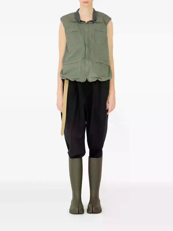 MAISON MARGIELA Cotton-blend Waistcoat - Green