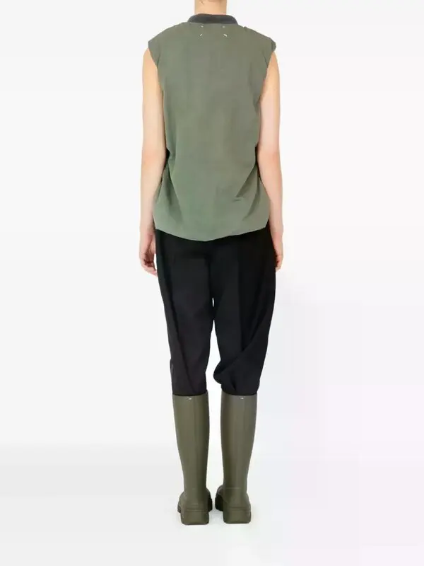 MAISON MARGIELA Cotton-blend Waistcoat - Green