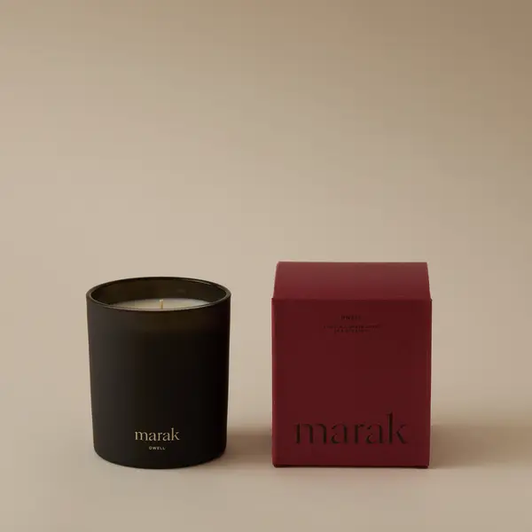 MARAK Dwellvanilla & Amber Wood3-wick 23 Oz / 652 G - Gift Wrapping