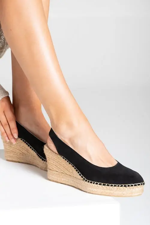 MENINA STEP Senorita Suede Wedge Espadrille