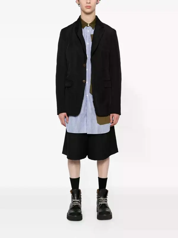 Comme Des Garçons Buttoned Blazer