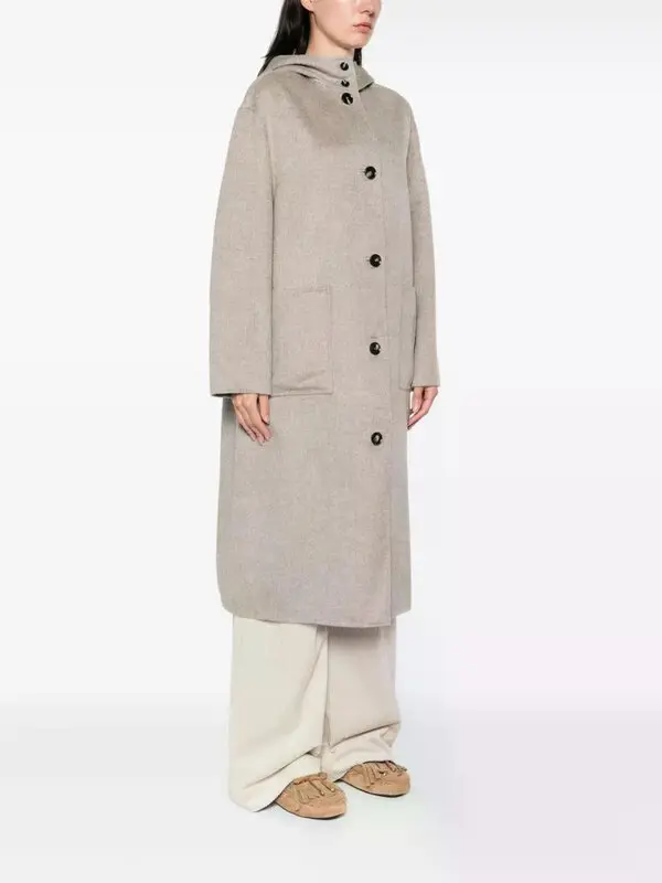 Liviana Conti Hooded Button Coat