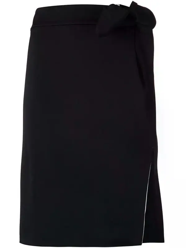 LANVIN Straight Midi Skirt With Bow Detail