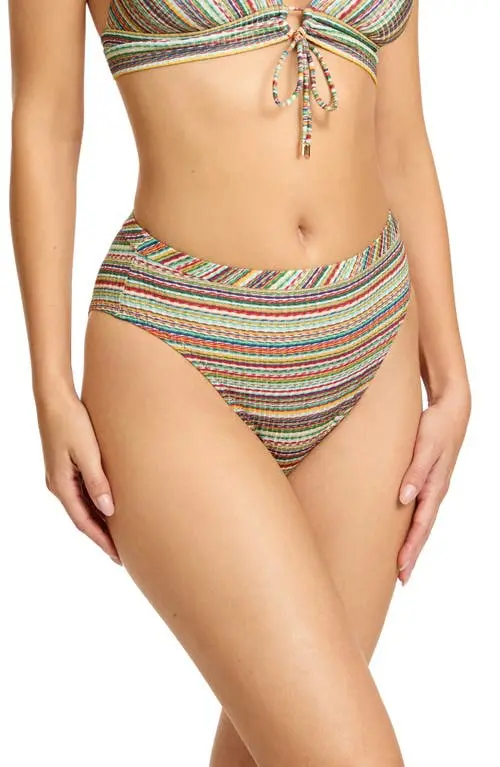 Robin Piccone Willow High Waist Bikini Bottoms