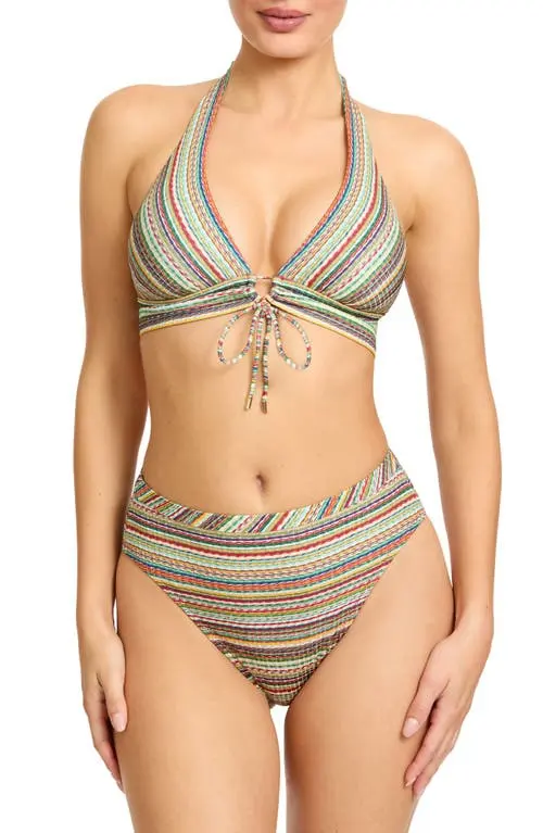 Robin Piccone Willow High Waist Bikini Bottoms