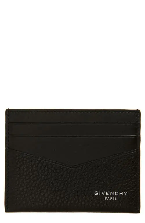 Givenchy Leather Card Case - Black