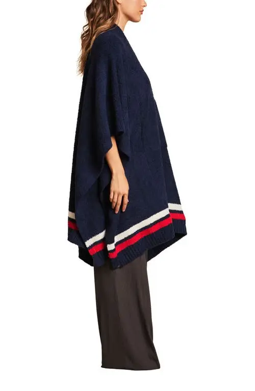Barefoot Dreams Cozychic® Atlanta Braves Everything Poncho