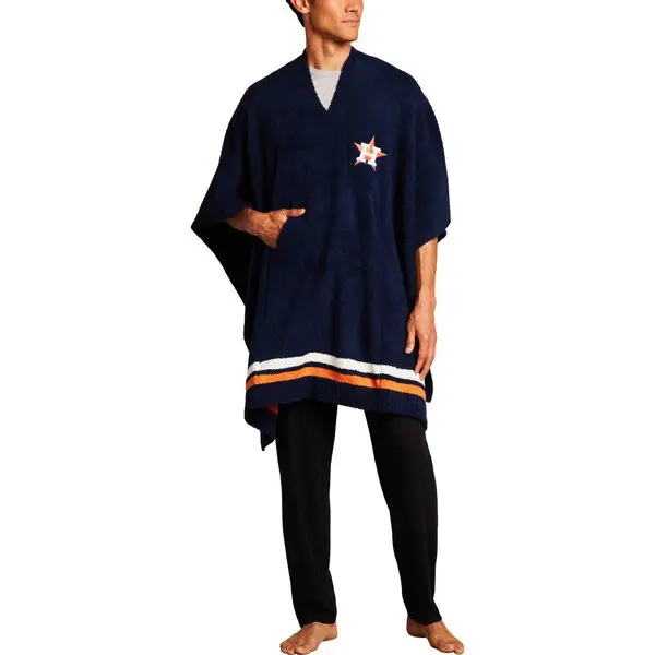 Barefoot Dreams Cozychic® Houston Astros Everything Poncho - Astros Multi