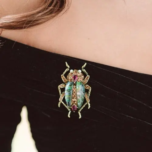 BILL SKINNER STUDIO Bejewelled Statement Brooch
