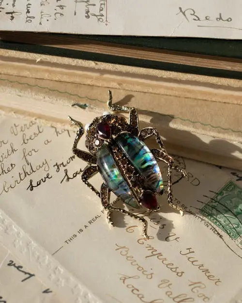BILL SKINNER STUDIO Bejewelled Brooch