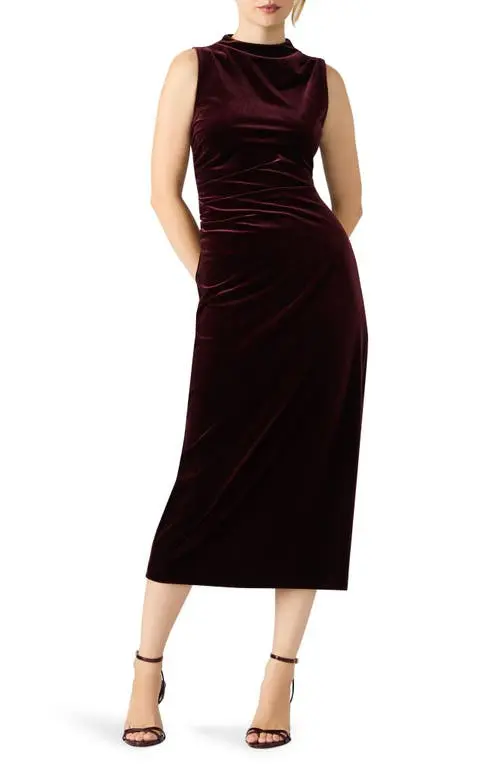 Steve Madden Sleeveless Velvet Midi Dress