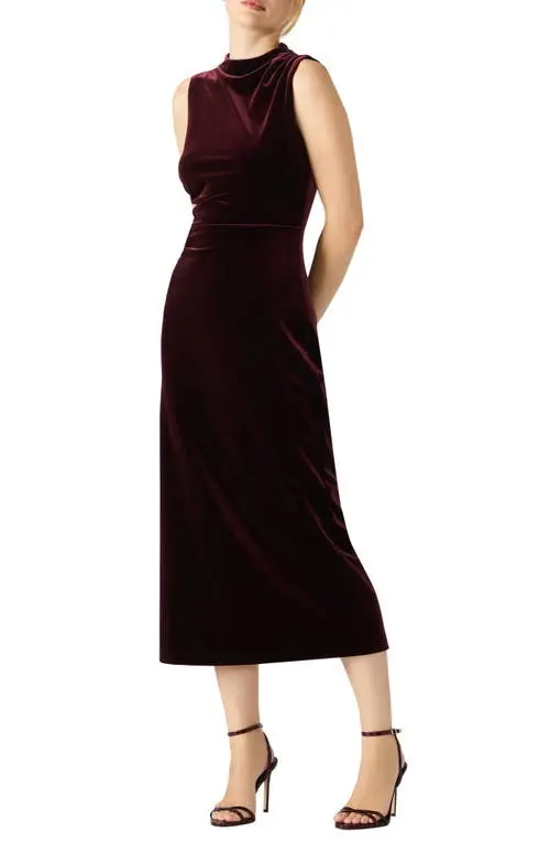Steve Madden Sleeveless Velvet Midi Dress