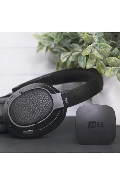 MEE AUDIO Connect T1cma Bluetooth Transmitter & Headphones Bundle For Tv